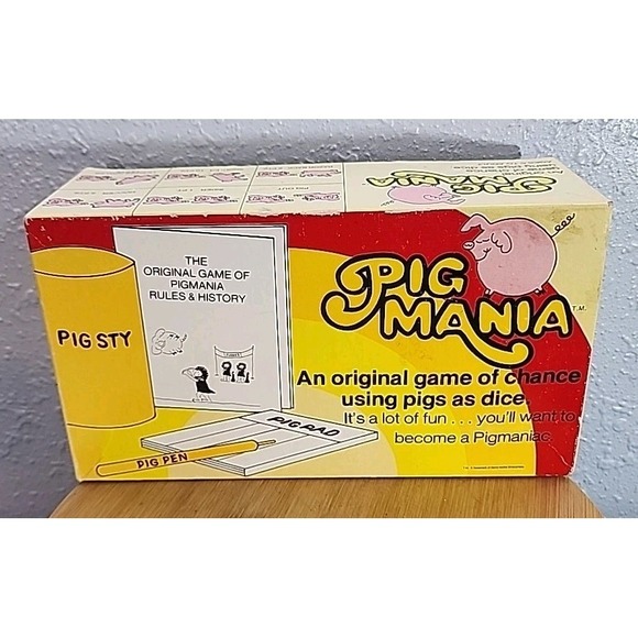 David Moffat | Games | Vintage 977 Pig Mania Original Game Of Chance ...